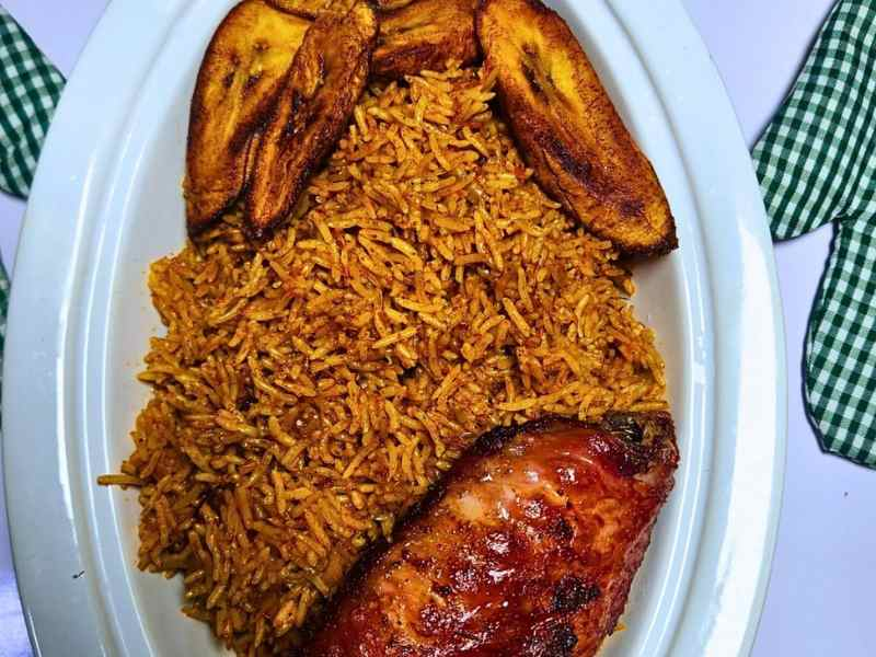 Smoky Homemade Nigerian Party Jollof Rice Recipe - Anuri's Kitchen